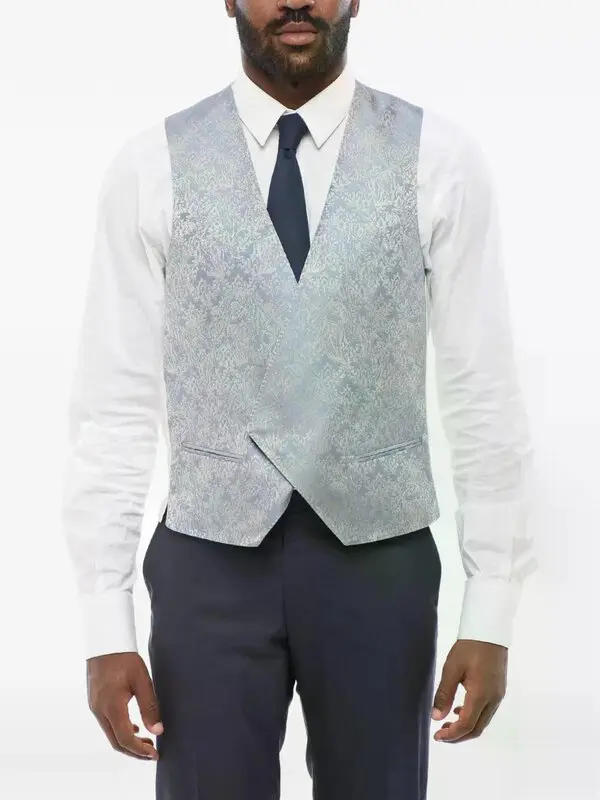 Corneliani Double-breasted Embroidered Waistcoat