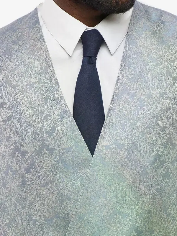Corneliani Double-breasted Embroidered Waistcoat