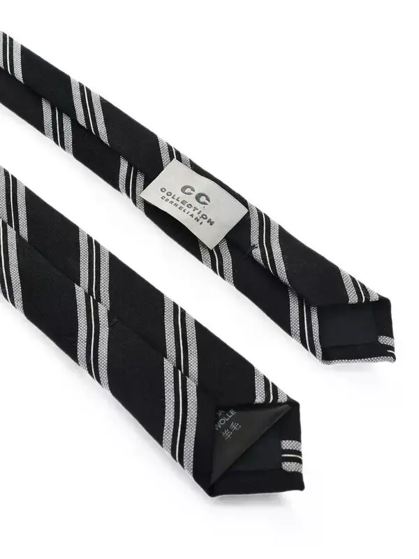 Corneliani Diagonal-stripe Silk-blend Tie
