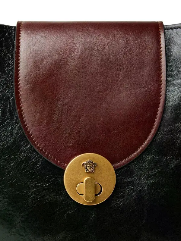 Versace Vivian Leather Shoulder Bag