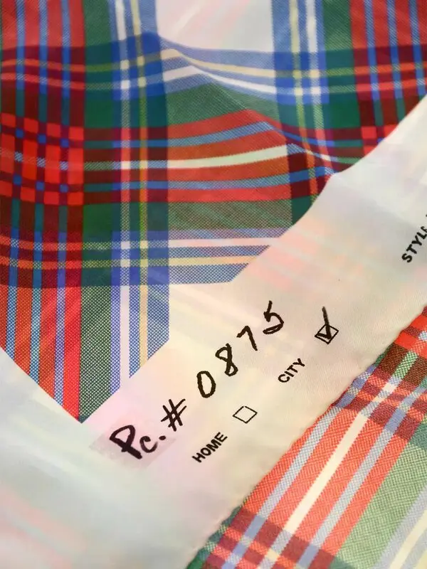 Woolrich Plaid Silk Scarf