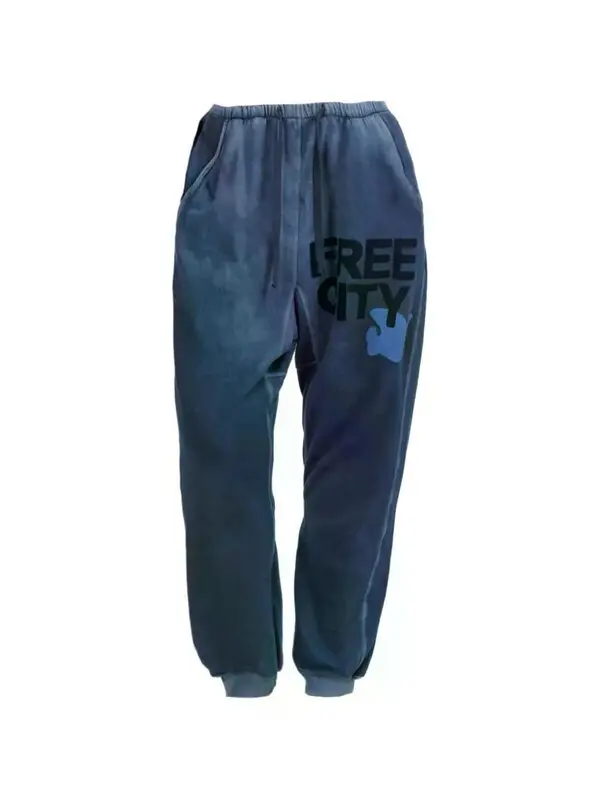 FREECITY Logo-print Drawstring Track Pants