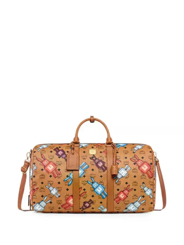 Mcm Visetos-print Graphic-print Holdalls