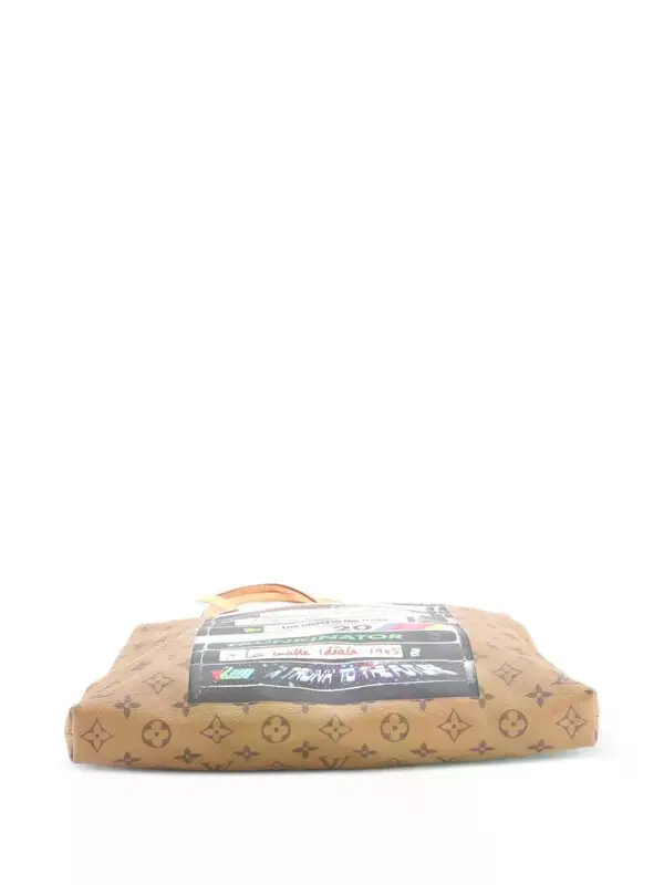 LOUIS VUITTON Carry It Limited Edition Video Tape Reverse Monogram Canvas Tote Bag