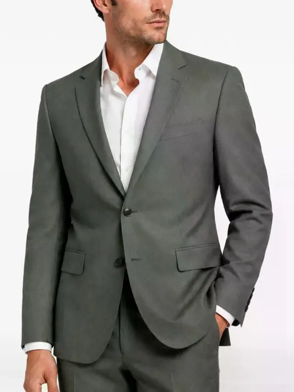BOSS Single-breasted Notched-lapels Suit Jacket