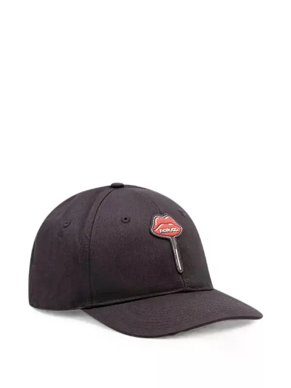 Fiorucci Logo-patch Baseball Hat - Black