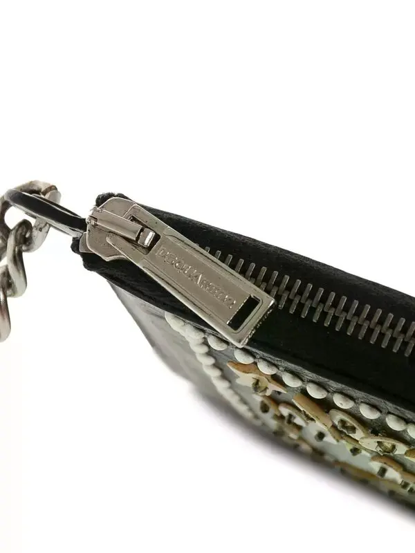 Dsquared2 Sequin-embellished Chain-link Wallet