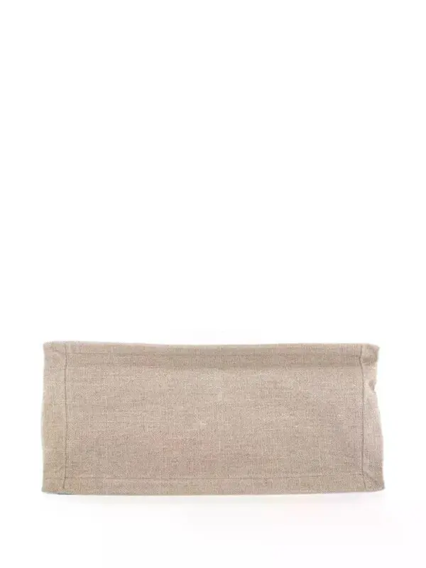 Saint Laurent Rive Gauche Shopper Canvas Small Tote Bag