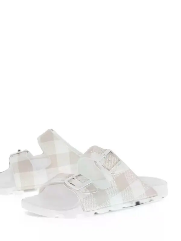 Woolrich Checked Double-buckle Sandals