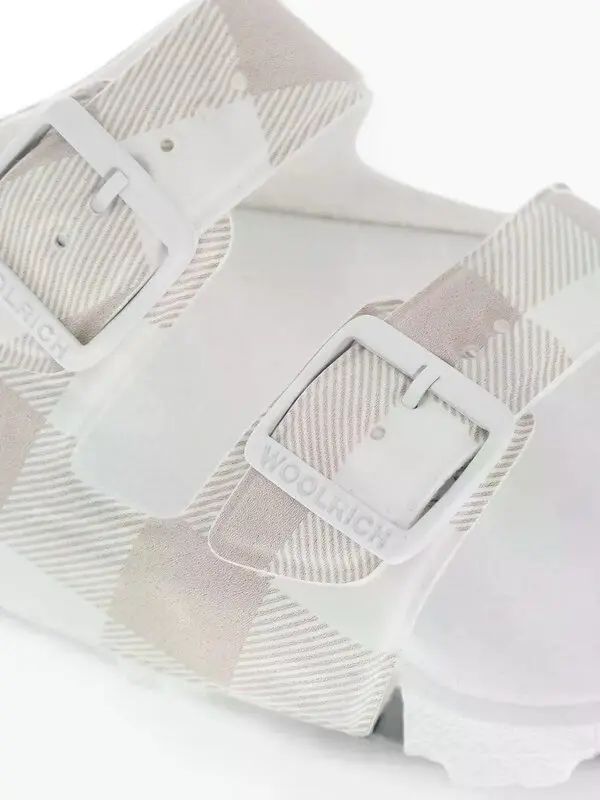 Woolrich Checked Double-buckle Sandals