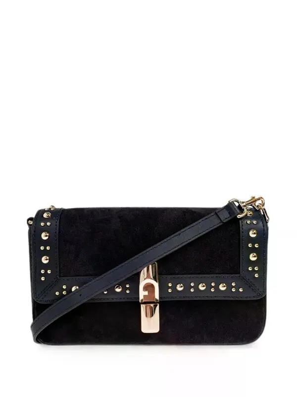 Furla Iride Studded Shoulder Bag - Blue