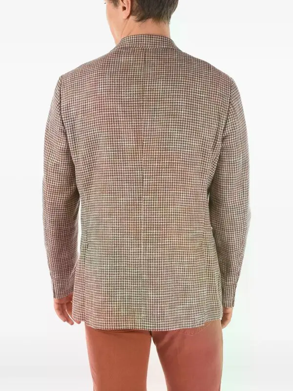 Corneliani Pied-de-poule Single-breasted Blazer