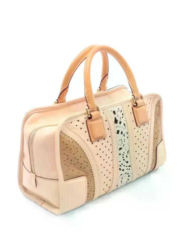 Loewe 2010s Amazona 28 Perforated Tote Bag