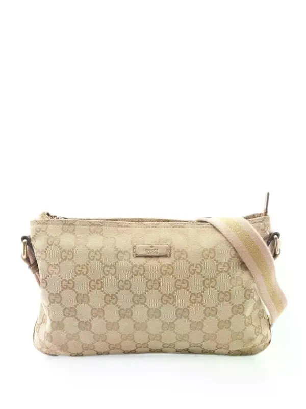 Gucci 2000s Gg Canvas Shoulder Bag
