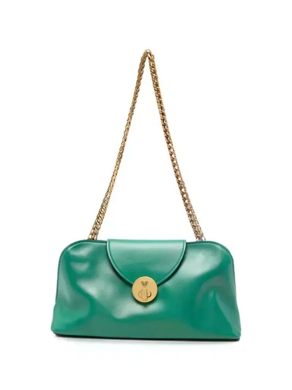 Versace Small Logo-plaque Leather Shoulder Bag