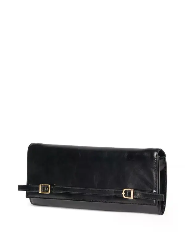 Simkhai River East West Leather Clutch - Black