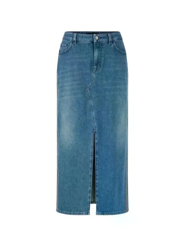 MARCCAIN Logo Patch Midi Skirt