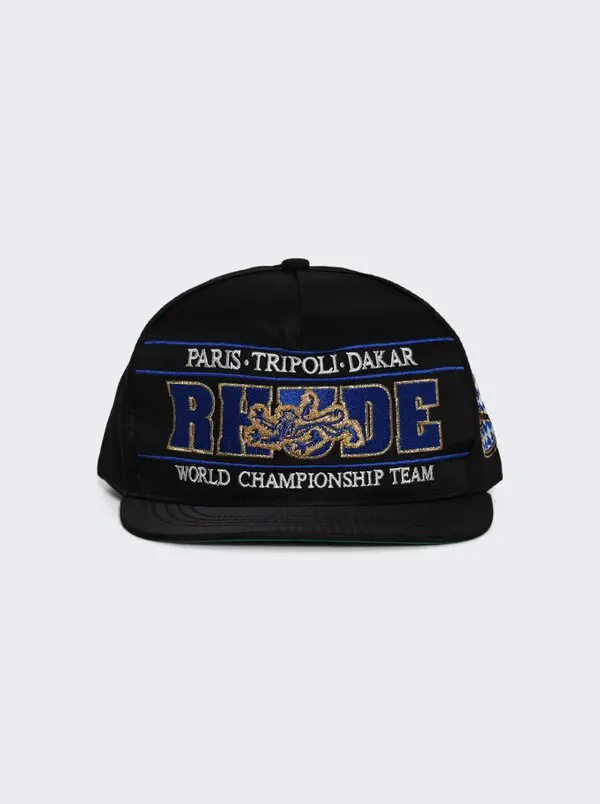 Rhude Chrono Trucker Hat And Blue