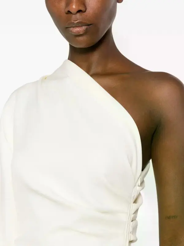 Federica Tosi One-shoulder Draped Asymmetric Dress