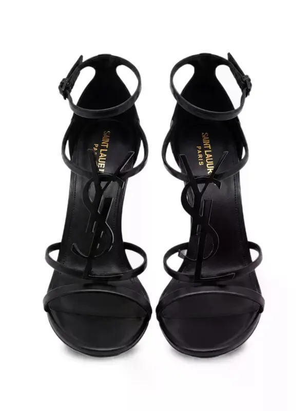 Saint Laurent Cassandra Patent Leather Sandals