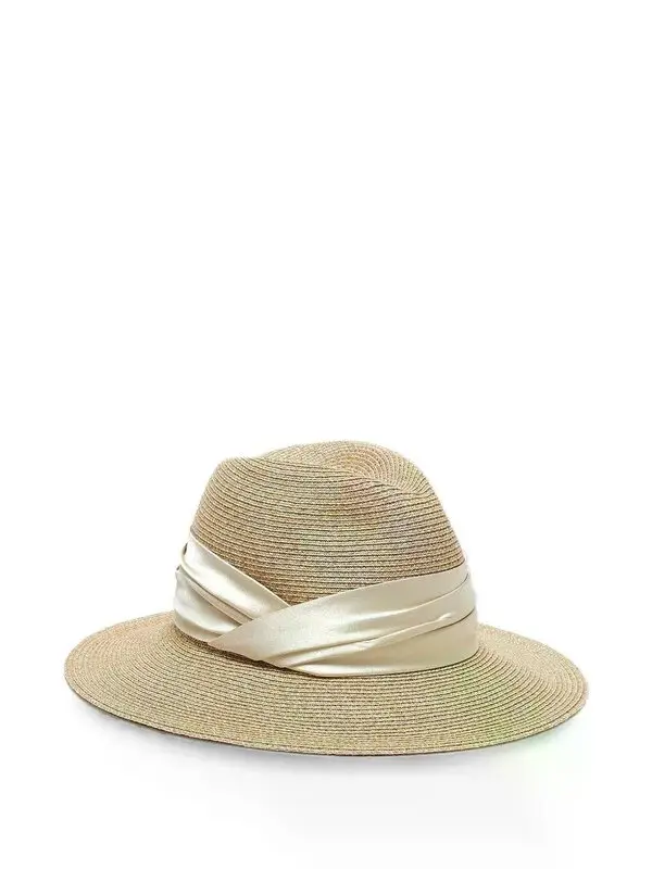 Eugenia Kim Courtney Ribbon-trim Hat - Neutrals