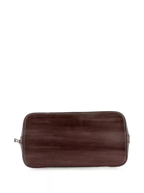 LOUIS VUITTON Epi Leather Alma Pm Satchel - Brown