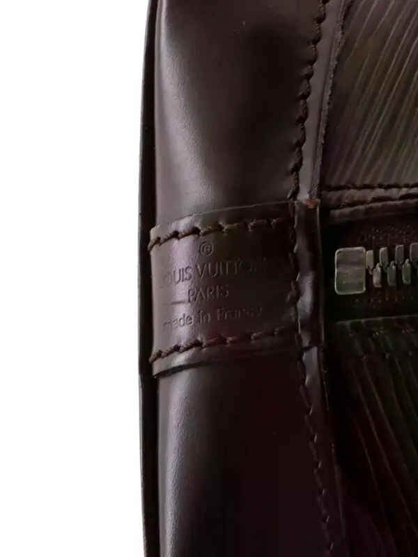 LOUIS VUITTON Epi Leather Alma Pm Satchel - Brown