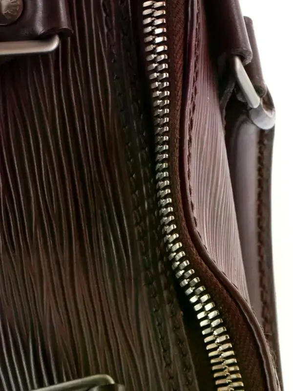 LOUIS VUITTON Epi Leather Alma Pm Satchel - Brown