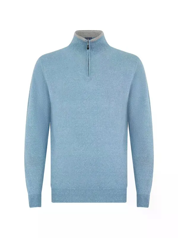 Fedeli Quarter-zip Long-sleeve Sweater