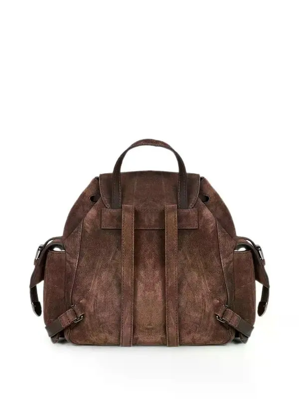 Brunello Cucinelli Suede Sartorial Backpack