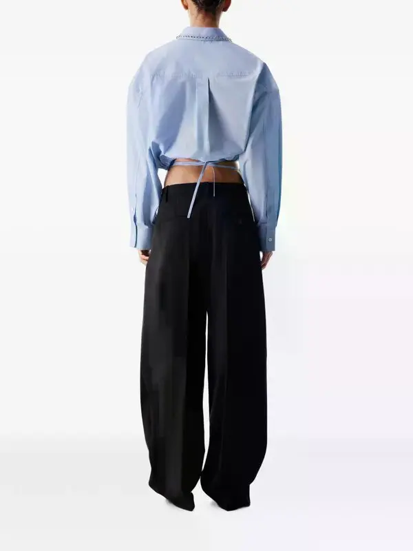 Alexander Wang Tropical Wool Tailored Pants