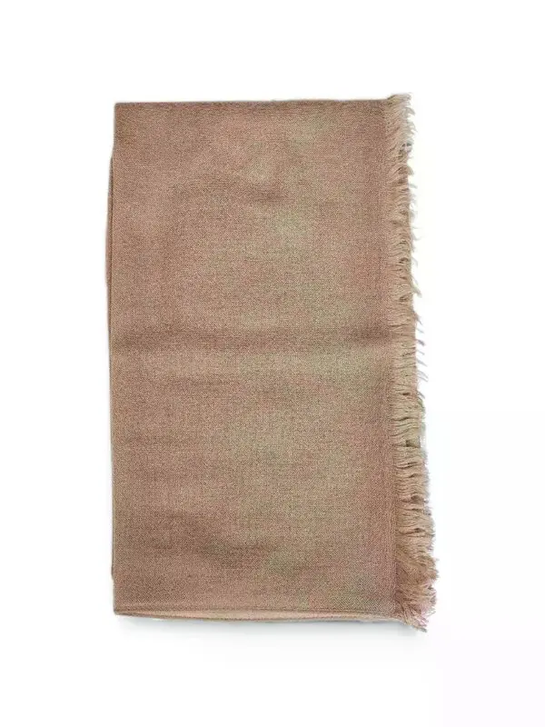 Brunello Cucinelli Fringed Rectangular Scarf