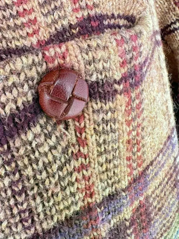 Ralph Lauren Plaid Elbow-patch Sweater