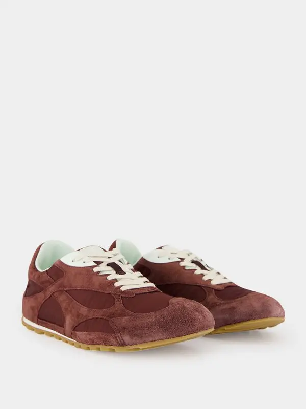 Bottega Veneta Orbit Flash Suede Sneakers