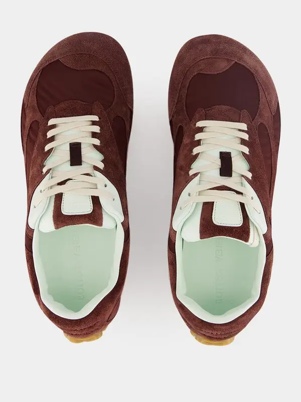 Bottega Veneta Orbit Flash Suede Sneakers