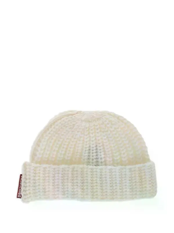 Dsquared2 Wool Beanie - White