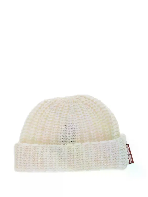 Dsquared2 Wool Beanie - White