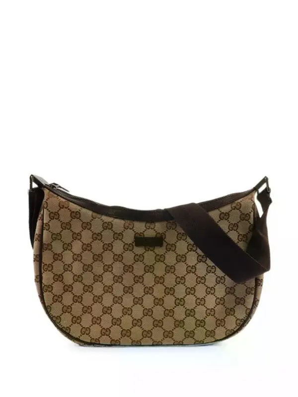 Gucci Gg Supreme Shoulder Bag - Neutrals