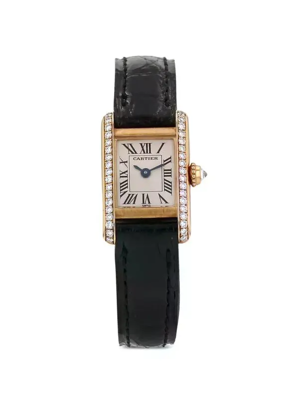 Cartier 1998 Mini Tank 14mm Watch - White