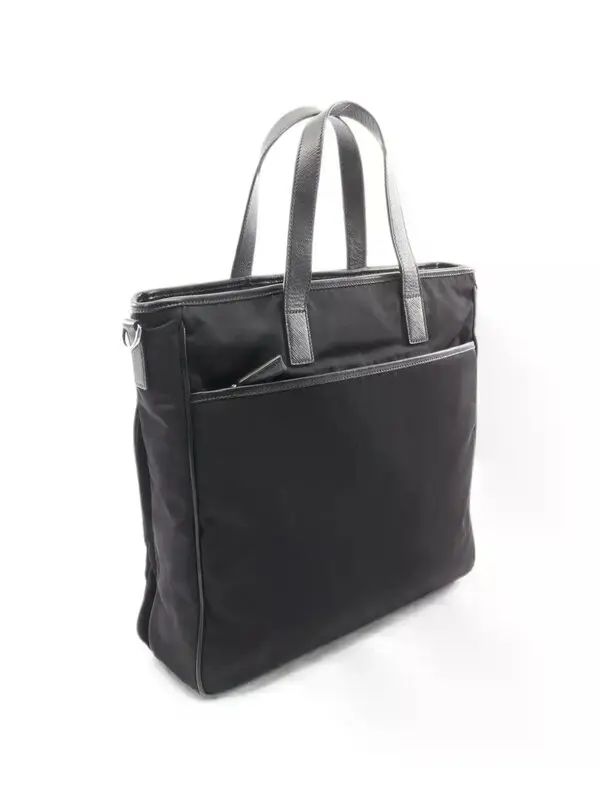 Prada 2000s Tessuto Saffiano Business Bag