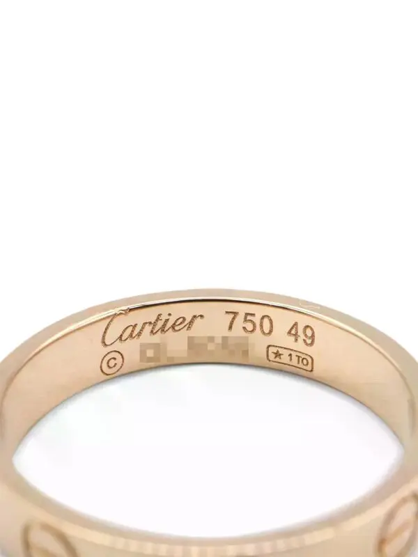 Cartier 18k Rose Love Ring - Gold