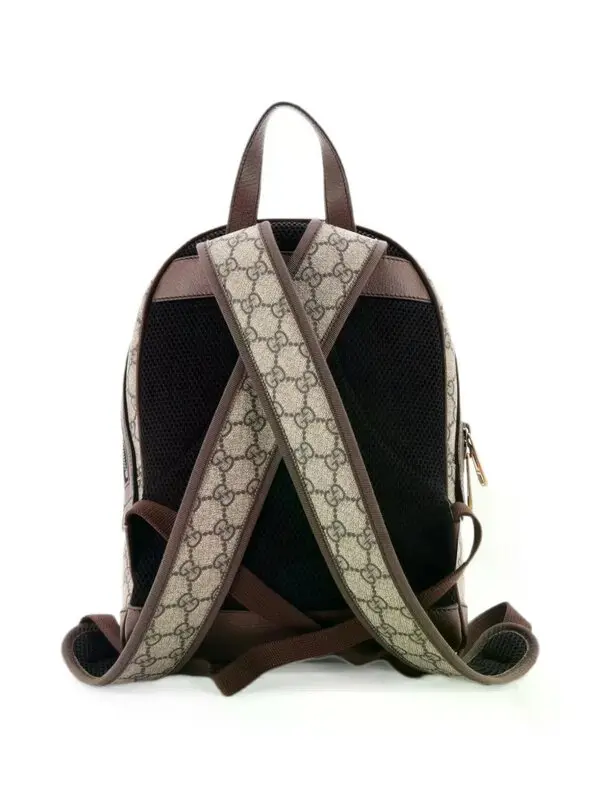 Gucci Ophidia Gg Coated Canvas And Leather Small Backpack