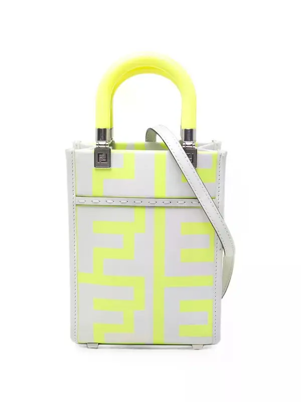 Fendi 2010-2026 Marc Jacobs Mini Leather Sunshine Shopper Tote Satchel - Yellow