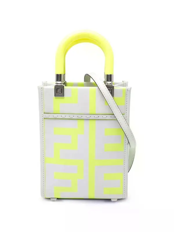 Fendi Leather Sunshine Shopper Tote