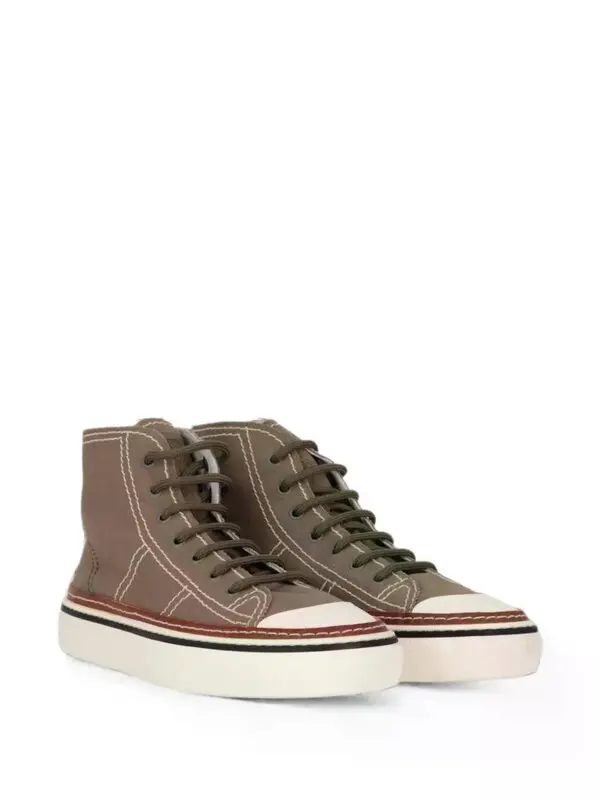 TOD'S Gomma Pebble Detail High-top Sneakers