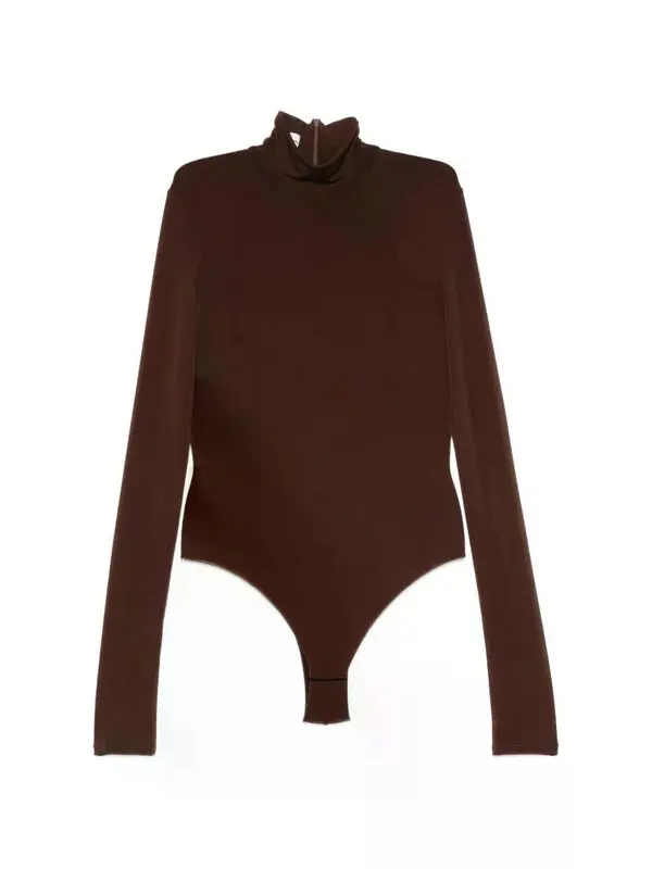 Andamane Ziggy High-neck Long-sleeve Bodysuit