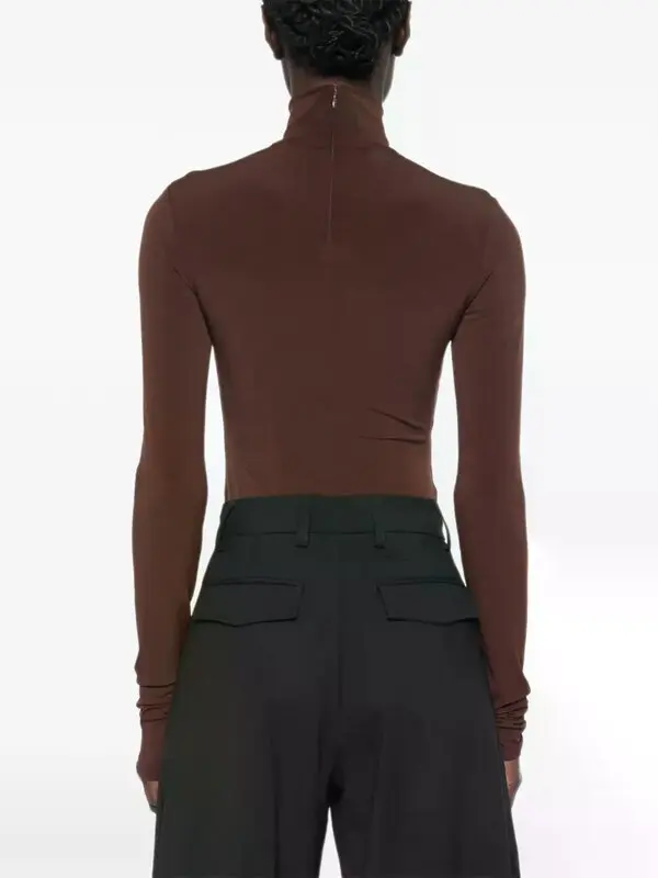 Andamane Ziggy High-neck Long-sleeve Bodysuit
