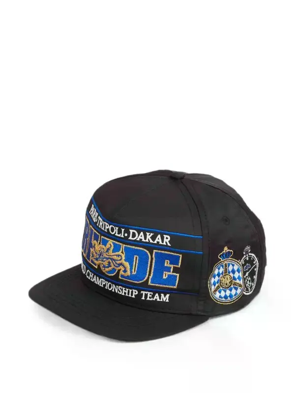 Rhude Embroidered-logo Straight-visor Cap