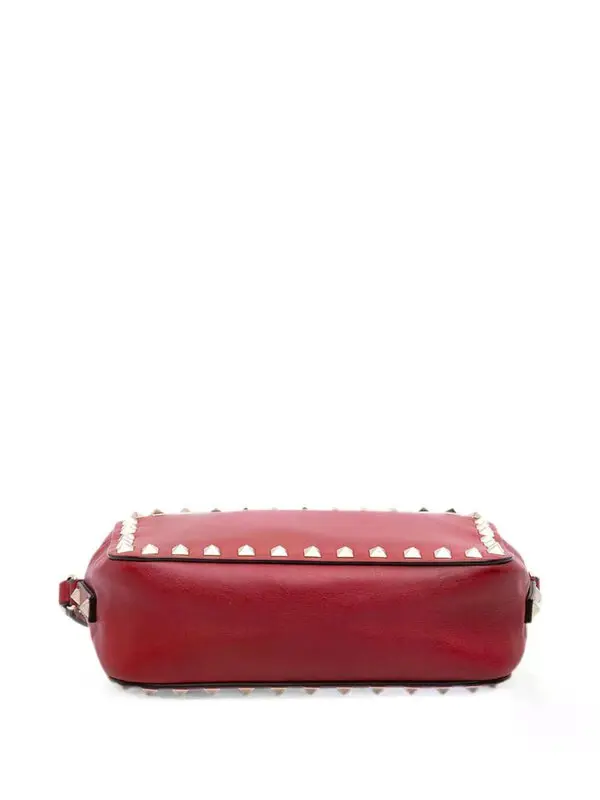 Valentino Garavani Rockstud Leather Camera Bag - Red