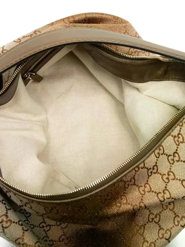 Gucci 2000-2015 Gg Lurex Heart Bit Shoulder Bag